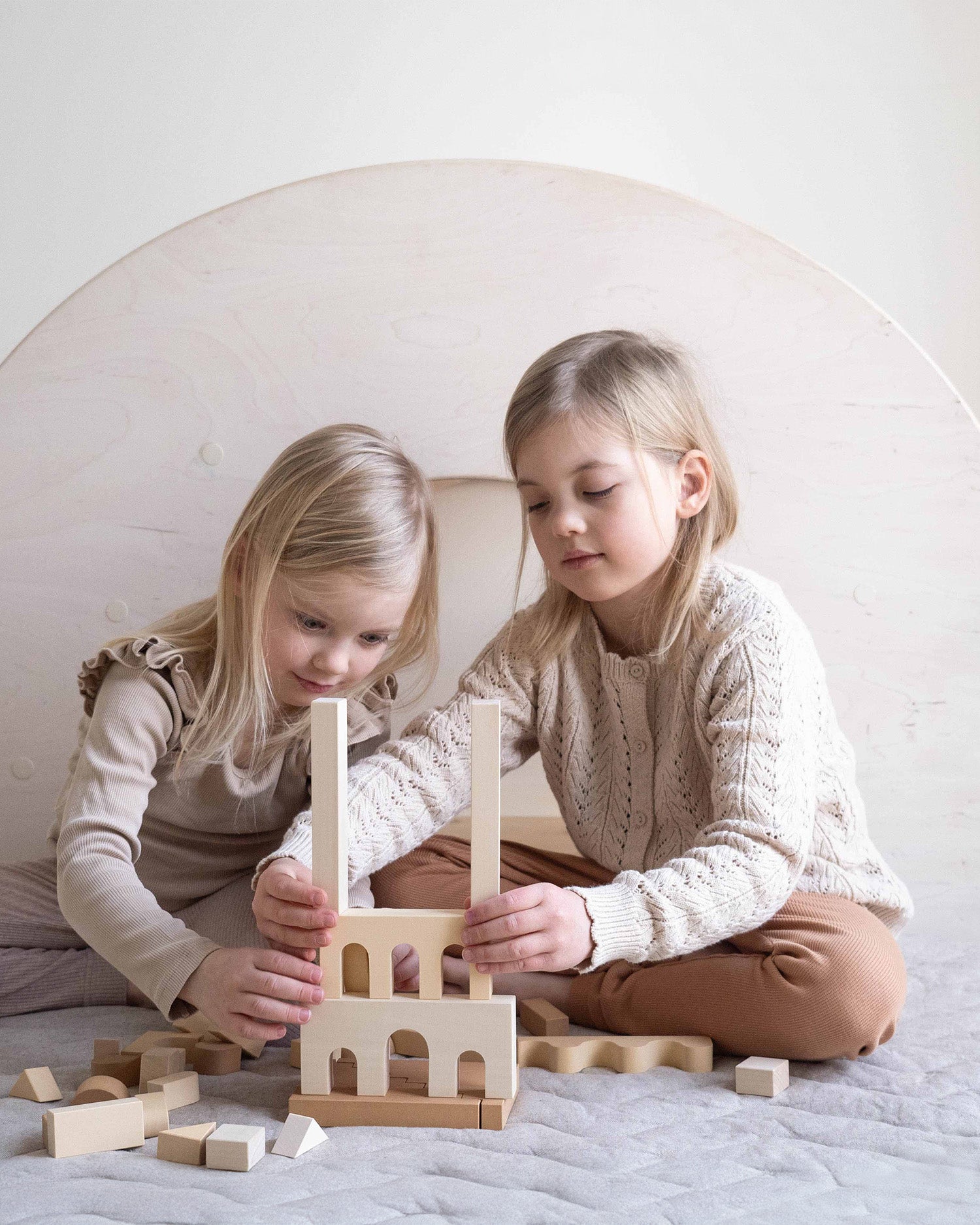 Architectural wooden blocks store
